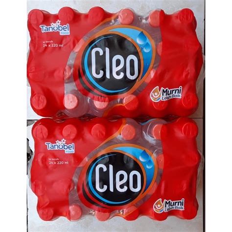 Jual Air Minum Botol Cleo Mini 220ml Isi 24pcs Shopee Indonesia
