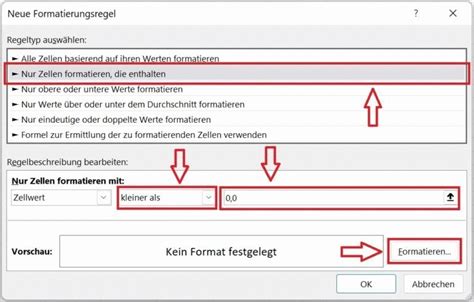 In Excel Negative Zahlen Rot Einfärben