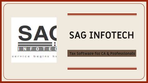Sag Infotech Heling Ca Taxation Software Companies Pdf