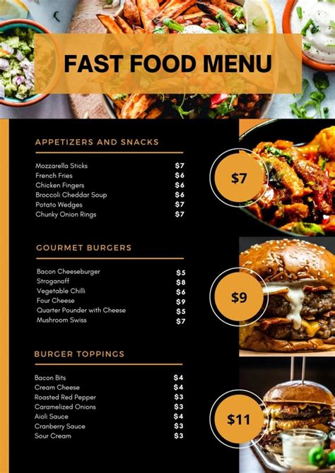 Do An Impressive Restaurant Menu And Food Menu For You In 24 Hours By