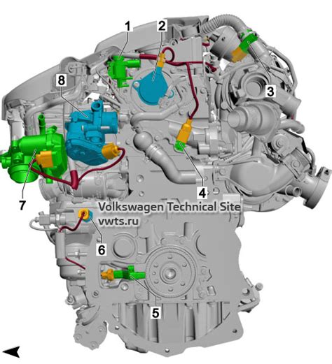 Volkswagen tiguan obd2 где находится