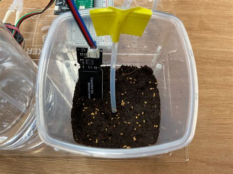 Plant Io Basic Setup Guide Automatically Water A Seedling Based On Soil Moisture Tutorial