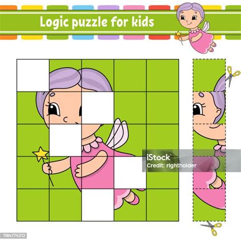아이들을위한 논리 퍼즐 교육 개발 워크 시트 아이들을위한 게임을 학습 활동 페이지 유아용 유치원 수수께끼 귀여운 만화 스타일의