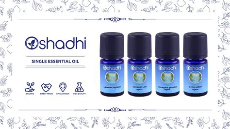 Oshadhi Single Essential Oil List Kosmic Market