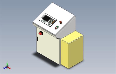非标设备钣金操作平台设计 Parasolid 模型图纸下载 懒石网