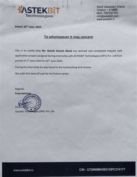 Rutvik Ghole On Linkedin Angular Internship Webdevelopment