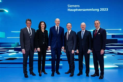 Hauptversammlung Der Siemens Ag Press Company Siemens