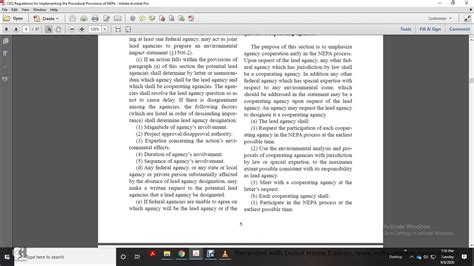 40 Cfr 1501 Nepa Youtube