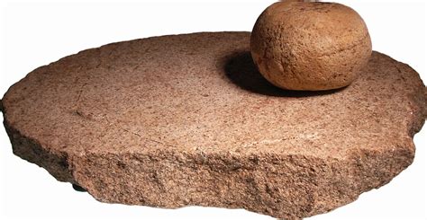 Neolithic Grinding Stone And Rubbing Stone Made Of Granite Stone Age