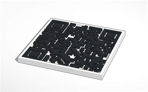3d Design Qr Code Tinkercad