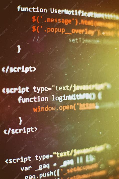 Premium Photo Software Developer Programming Code Abstract Computer