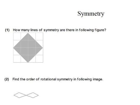 Gcse Maths Worksheet Symmetry Teaching Resources