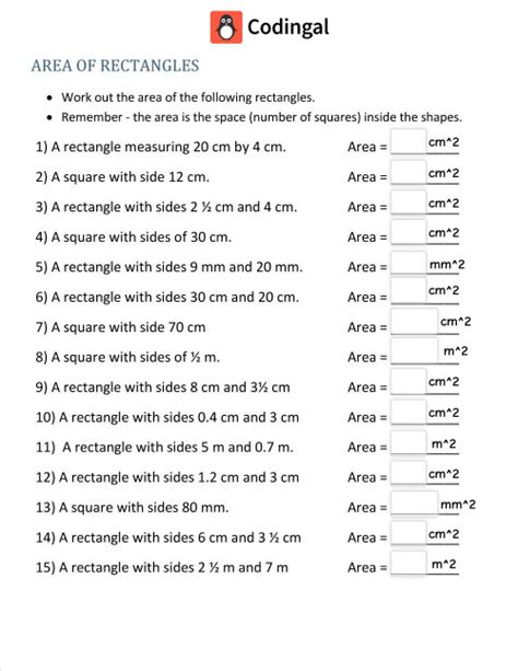 M G04m15l50 We01 Word Problems On Areas Of Rectangles And Squares Interactive Worksheet