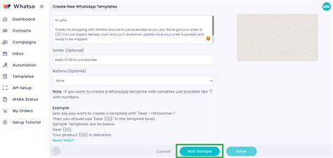 How To Create Templates On WhatsApp Cloud API Growby