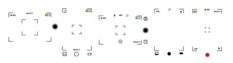 Digital Camera App Interface With Settings And Viewfinder 56990271 Vector Art At Vecteezy