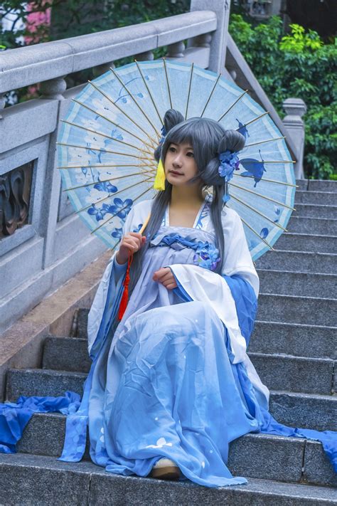Vocaloid洛天依 花辰月夕cosplay