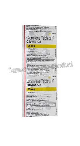 Clome 25mg Clomifene Tablets Packaging Type Box Packaging Size 10