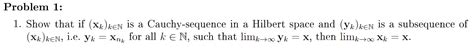 Cauchy Sequence R Askmath