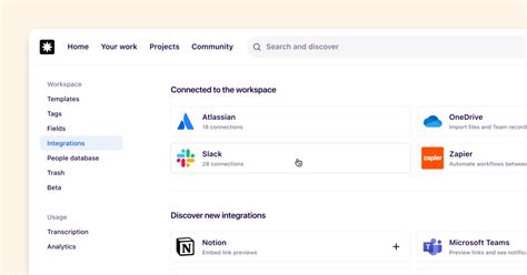 Manage And Discover Integrations From Your Settings Page