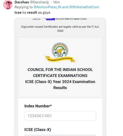 Icse Result 2024 Not Declared Fake Cisce 10th Result Login