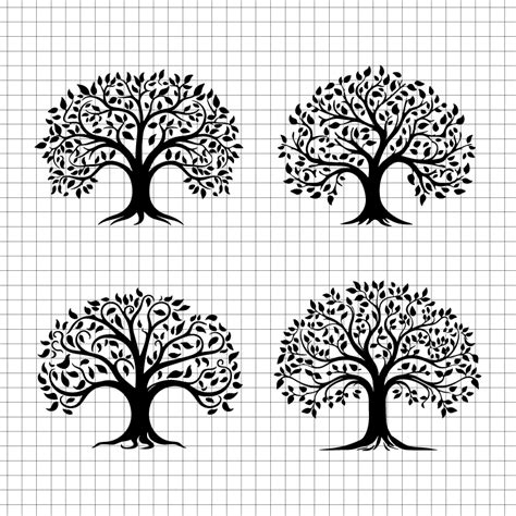 Tree Vector Svg Cricut Svgcosmos