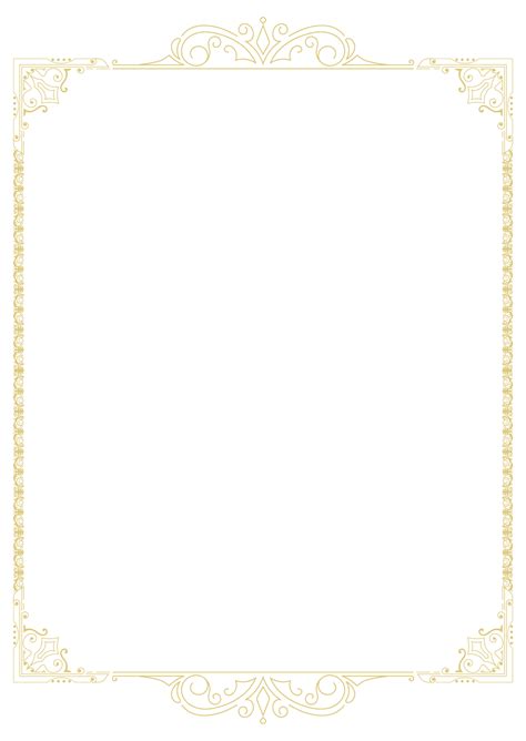 Vintage Frame And Set Boundaries Golden Photo Frames For Pictures