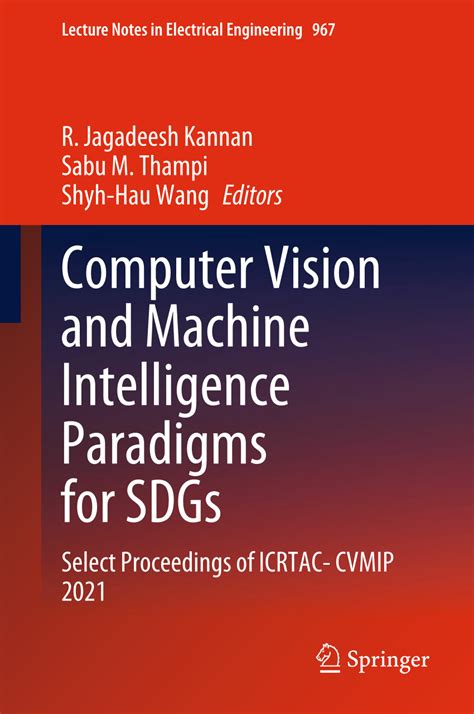 Pdf Computer Vision And Machine Intelligence Paradigms For Sdgs