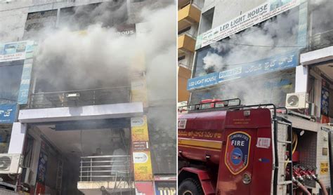 Hyderabad అబిడ్స్‌ ట్రూప్‌ బజార్‌లో అగ్నిప్రమాదం 3 ఫైరింజన్లతో