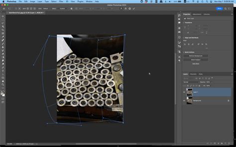 Is There A Precise Way To Skew Perspective Warp This Image So All The Circles Are Round With The