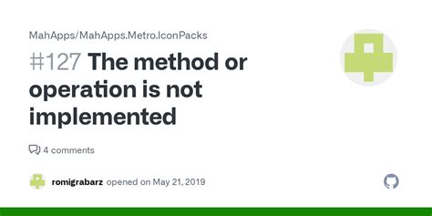 the method or operation is not implemented · issue 127 · mahapps