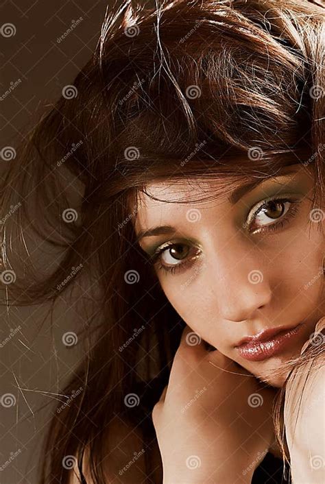 Treurig Gezicht Stock Foto Image Of Mooi Manier Actrice 96250872
