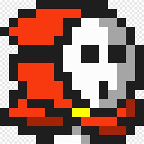 Shy Guy Paper Mario Sprite