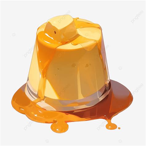 Cartoon Juicy Pudding Png File Pudding Food Ingredients Dairy Png