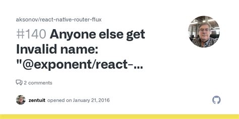 anyone else get invalid name exponent react native navigator during