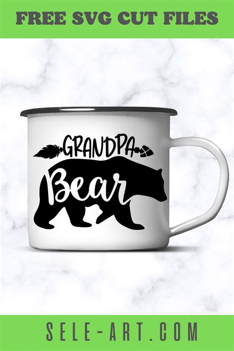 Free Grandpa Bear SVG Free Svg With SeleART Grandpa Bear Grandma