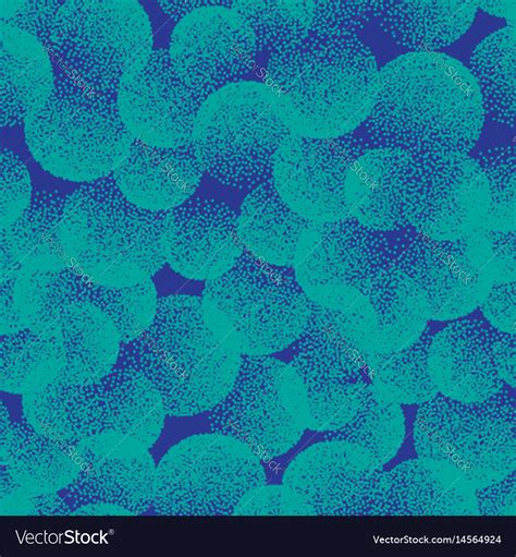 Abstract Stippled Weird Seamless Pattern Vector Image