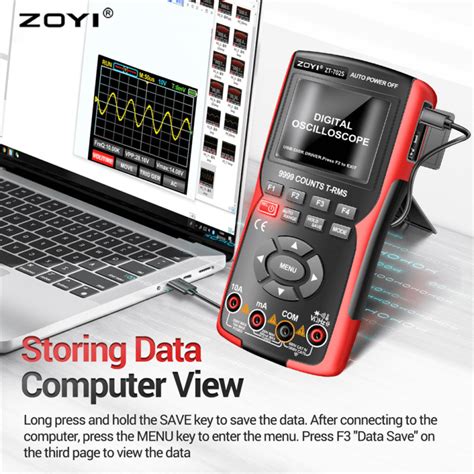 ZT 702S Digital Oscillocope Digital Multimeter Two In One Product