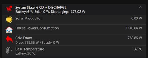 senec storage widget ui widgets openhab community