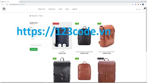 Souce Code Asp Net Mvc 5 Cho Website Bán Hàng Bán đồ Da