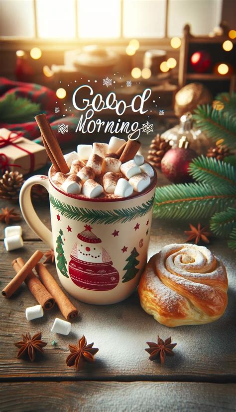 Pin By Myroom On Illustration Graphics Good Morning Christmas