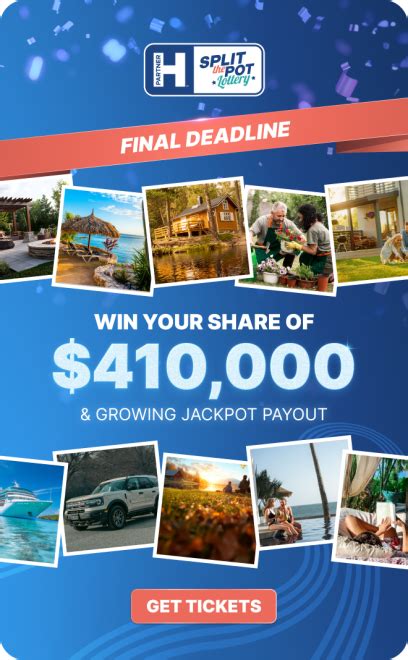 Split The Pot August Lottery Final Deadline Is Tonight The Home Lottery News