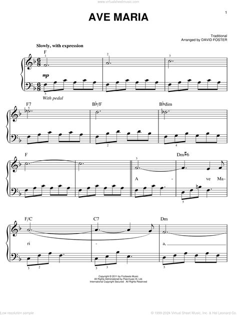 Ave Maria Chords Guitar