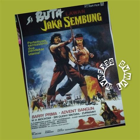 Jual Poster Karton Si Buta Lawan Jaka Sembung Ukuran 54 5 Cm X 39 5