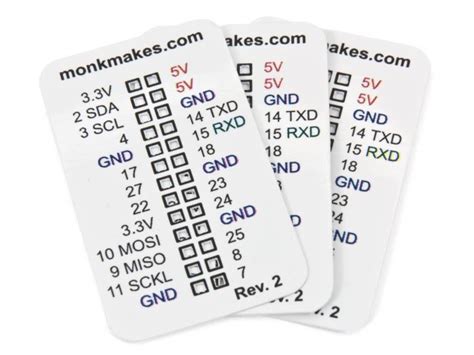Buy Raspberry Leaf Gpio Map 3 Pack At The Right Price Electrokit