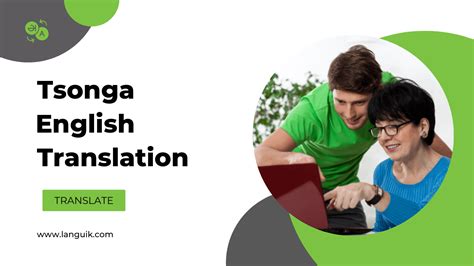 Tsonga English Translation Languik