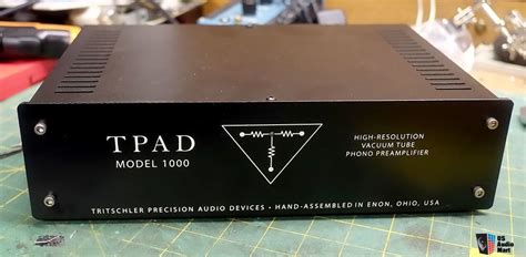 Tritschler Tpad Tube Phono Stage For Sale Us Audio Mart