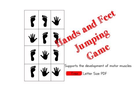Hands And Feet Hopscotch Printable Free Printable Templates
