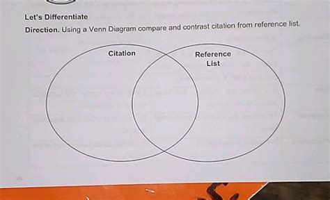 Lets Differentiate Direction Using A Venn StudyX