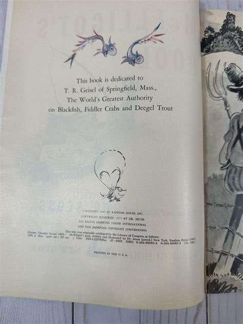 Rare Vtg 1975 Mcelliots Pool Dr Seuss Crest Giveaway Magazine Ebay