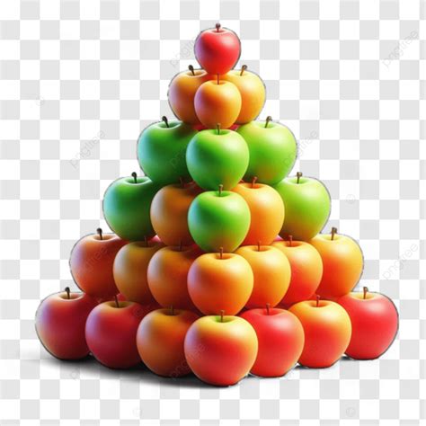 미니멀한 스타일로 풍부한 색감과 자연스러운 매력을 강조한 반짝이는 빨간 사과의 피라미드 형태 반짝이는 빨간 사과의 피라미드 형성 미니멀한 디자인으로 풍부한 컬러와